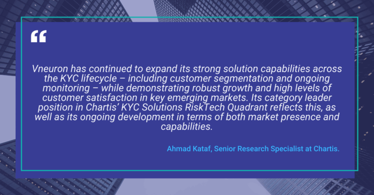 Vneuron Is Recognised As A Category Leader In Chartis RiskTech Quadrant ...